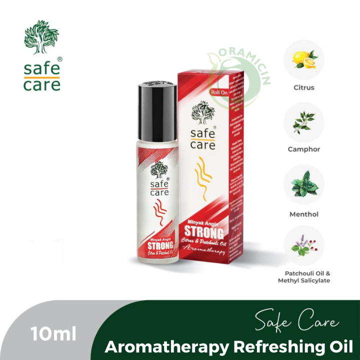 Safecare Roll On STRONG Minyak Angin Aromatherapy Refreshing Oil STRON ...